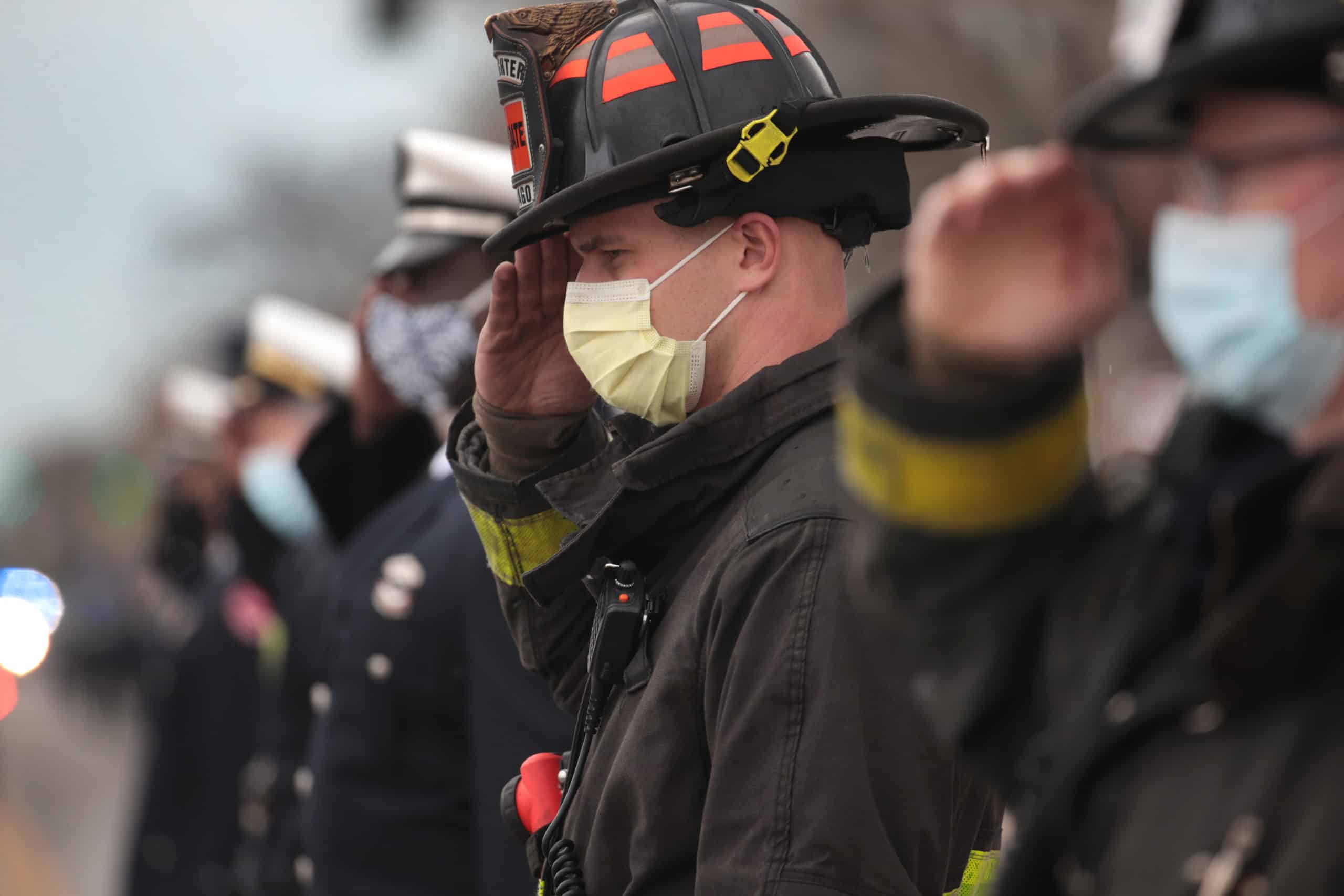 Funeral Held For Chicago Firefighter Who Died After COVID-19 Infection